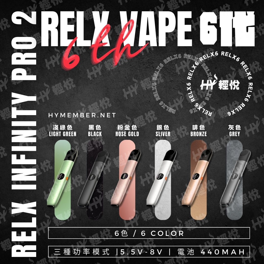 RELX 6 Infinity Pro 2 Vape Device｜HK E-Cig. and Pod online Store